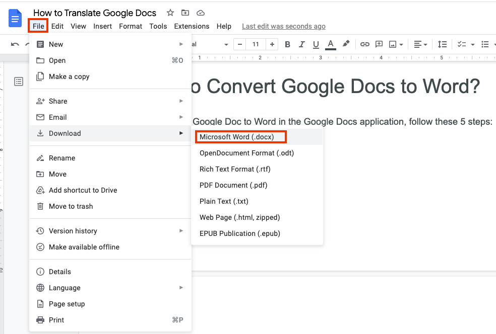 How to Translate a Google Doc Most Efficiently [2025]